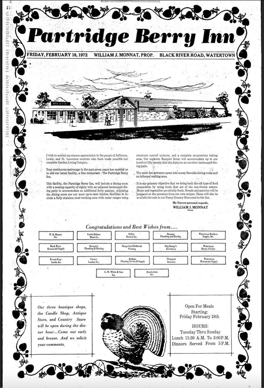 Partridge Berry Inn (1972 - 2009, 2010 - 2013) - memoryln.net