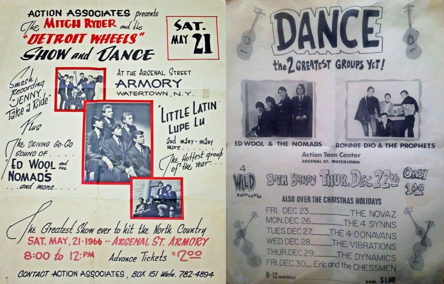 Mitch Ryder and The Detroit Wheels and Ronnie James Dio At The ...